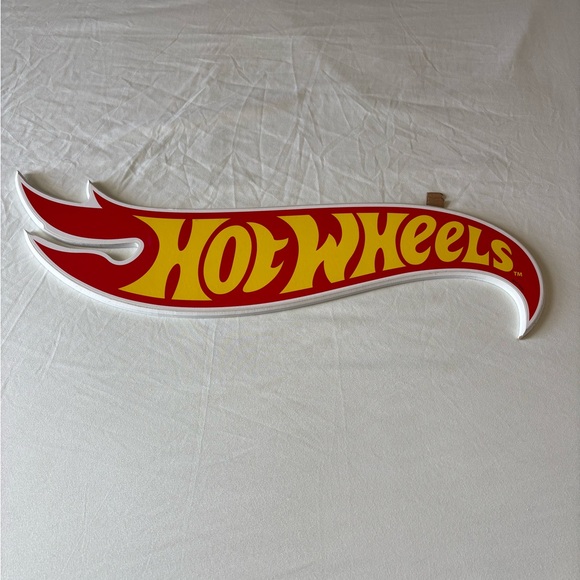 Hobby Lobby | Wall Decor | Hot Wheels Flame Logo Sign | Poshmark